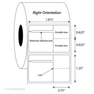 Rat-Tail Optical Frame & Jewelry Labels for Thermal-Transfer Printers ...