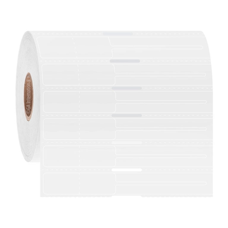 Transparent Thermal-Transfer Rat-Tail Jewelry Labels – 1.5″ x 0.4375″ # ...