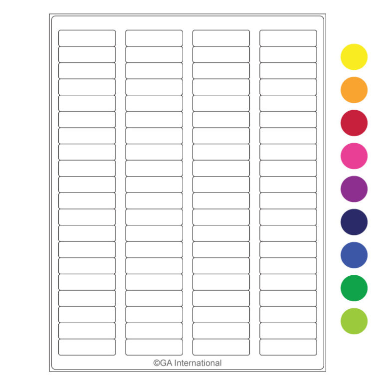 Multi-purpose Matte Labels - 1.75" x 0.5" #ZLIP-13 | IndustriTAG
