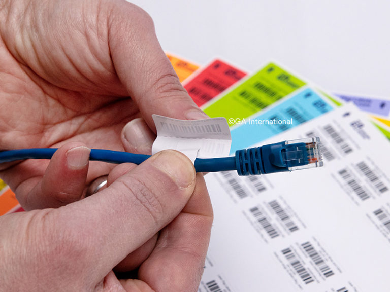 Laser Flag Labels for Wires and Cables - 1.25" x 2" #ZLPF-120 - IndustriTAG